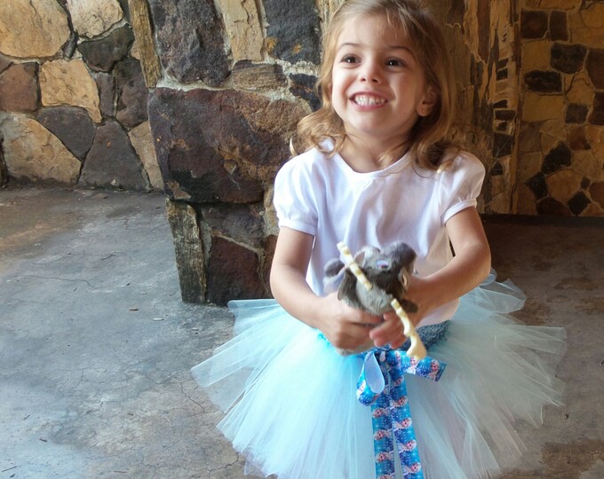 Frozen/elsa Tutu/light Blue/white Girls Tutu - Etsy
