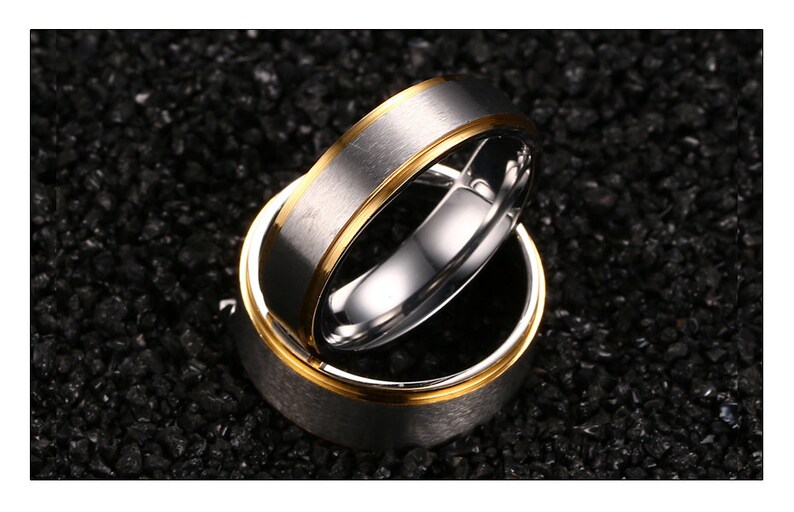 Free Engraving Personalized Custom Stainless Steel Plain Band - Etsy