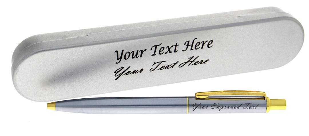 Personlized Free Engraving Stainless Steel Push Silver Gold Clip Ball ...