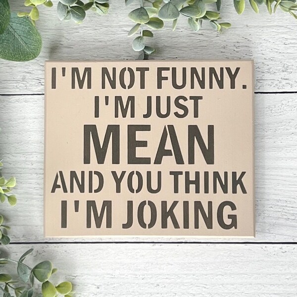 Sarcastic Signs - Etsy