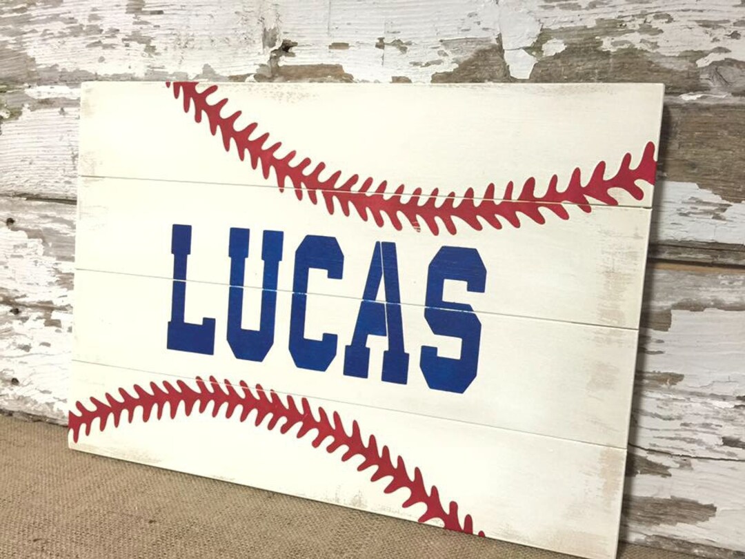 Baseball Wall Art Gifts for Him Baseball Sign Sports - Etsy