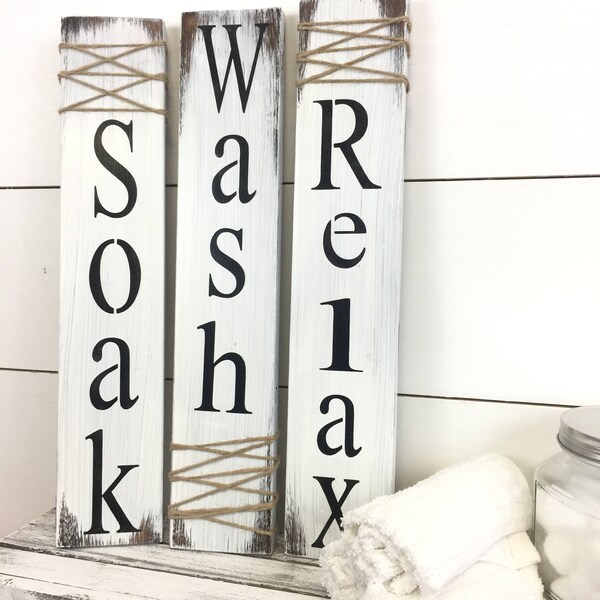 Soak Sign - Etsy