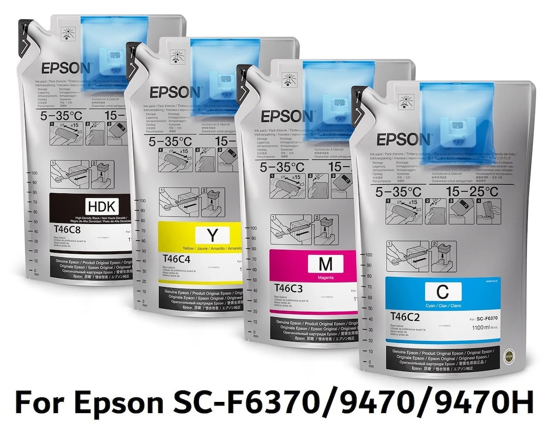 Genuine Epson Dye Sublimation Ink for Surecolor F6370/9470/9470H - Etsy