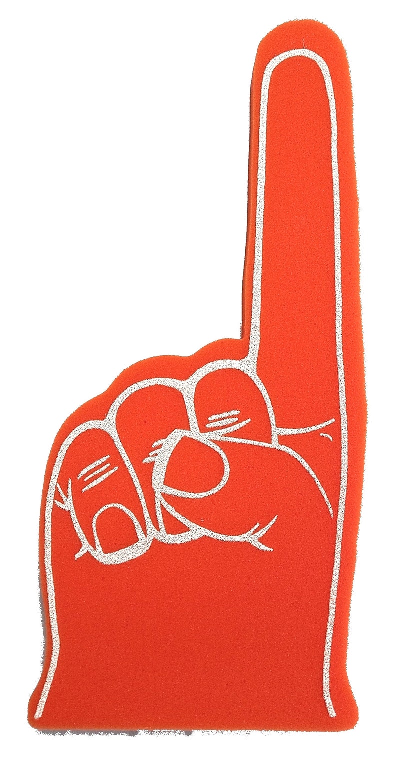No.1 Foam Finger, 18" - Etsy