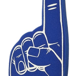 No.1 Foam Finger, 22/24" - Etsy