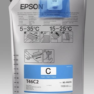 Genuine Epson Dye Sublimation Ink for Surecolor F6370/9470/9470H - Etsy