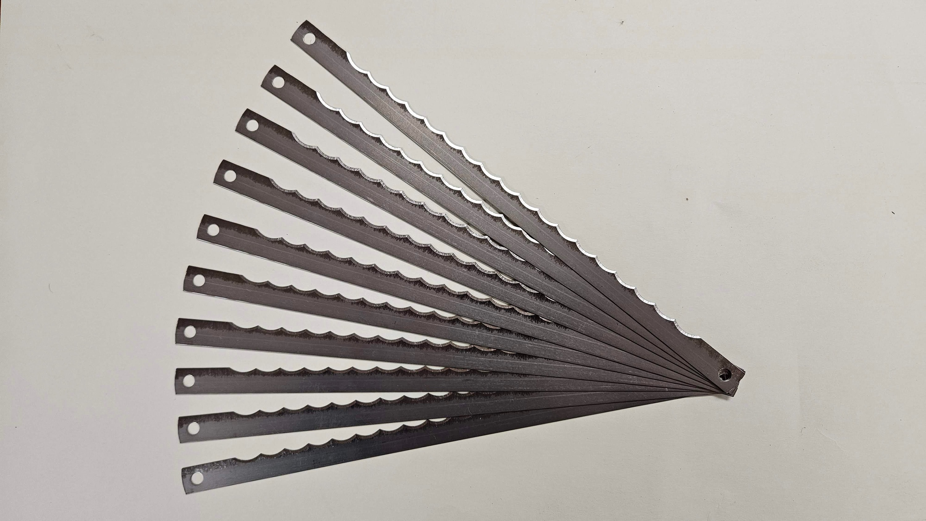 Stainless Steel Bow Knife, Bread Knife Replacement Blades, Pack of 10 ...