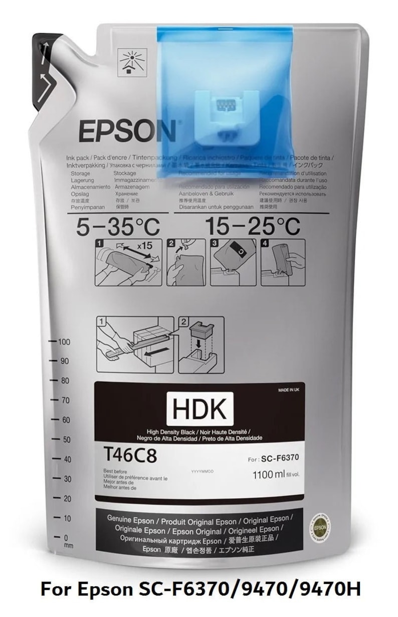 Genuine Epson Dye Sublimation Ink for Surecolor F6370/9470/9470H - Etsy