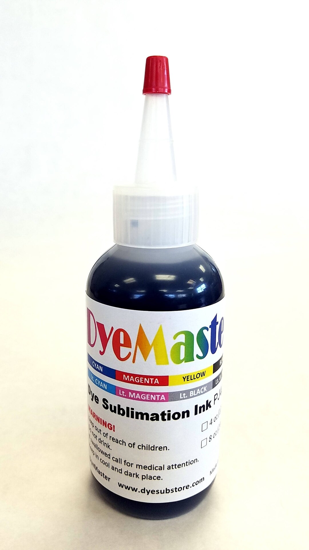 Dyemaster Sublimation Ink, 4 Oz. (120ml) With Free Custom ICC Profile ...