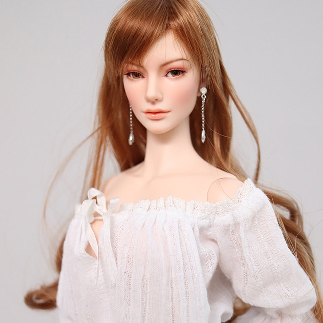 Loose Waves With Swoop Bang_orange Brown (5-6 Inch) - Etsy