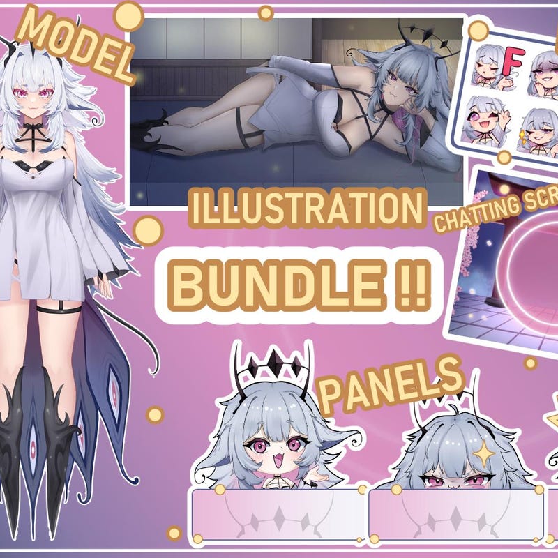 Moth Vtuber Model - Etsy