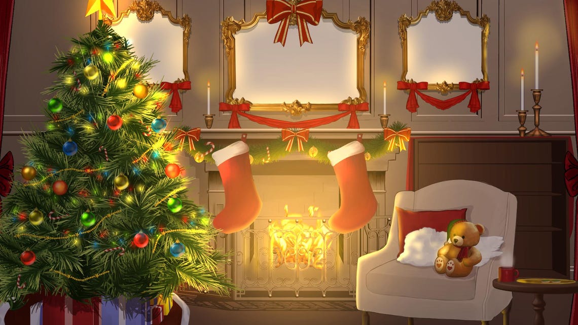 Christmas Background Environment for Vtubers / Streaming With ...