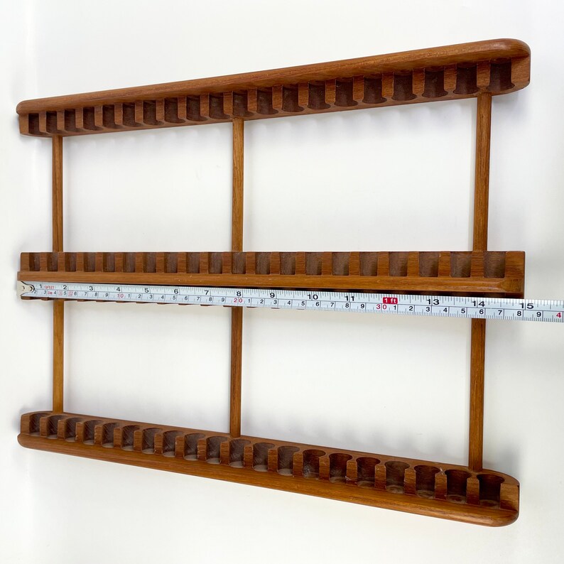 Vintage Modern Teak Kalmar 40 CD Holder / Display Mcm Mid Century ...