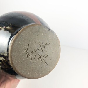 Signed Vintage Bill Karaffa Firemouth Pottery Ceramic Studio Vase ...