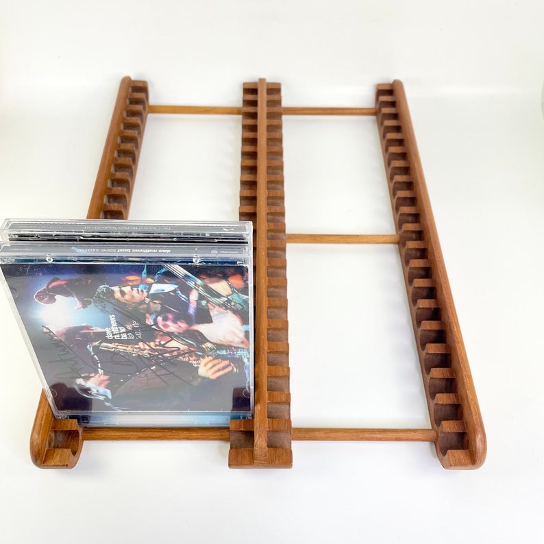 Vintage Modern Teak Kalmar 40 CD Holder / Display Mcm Mid Century ...