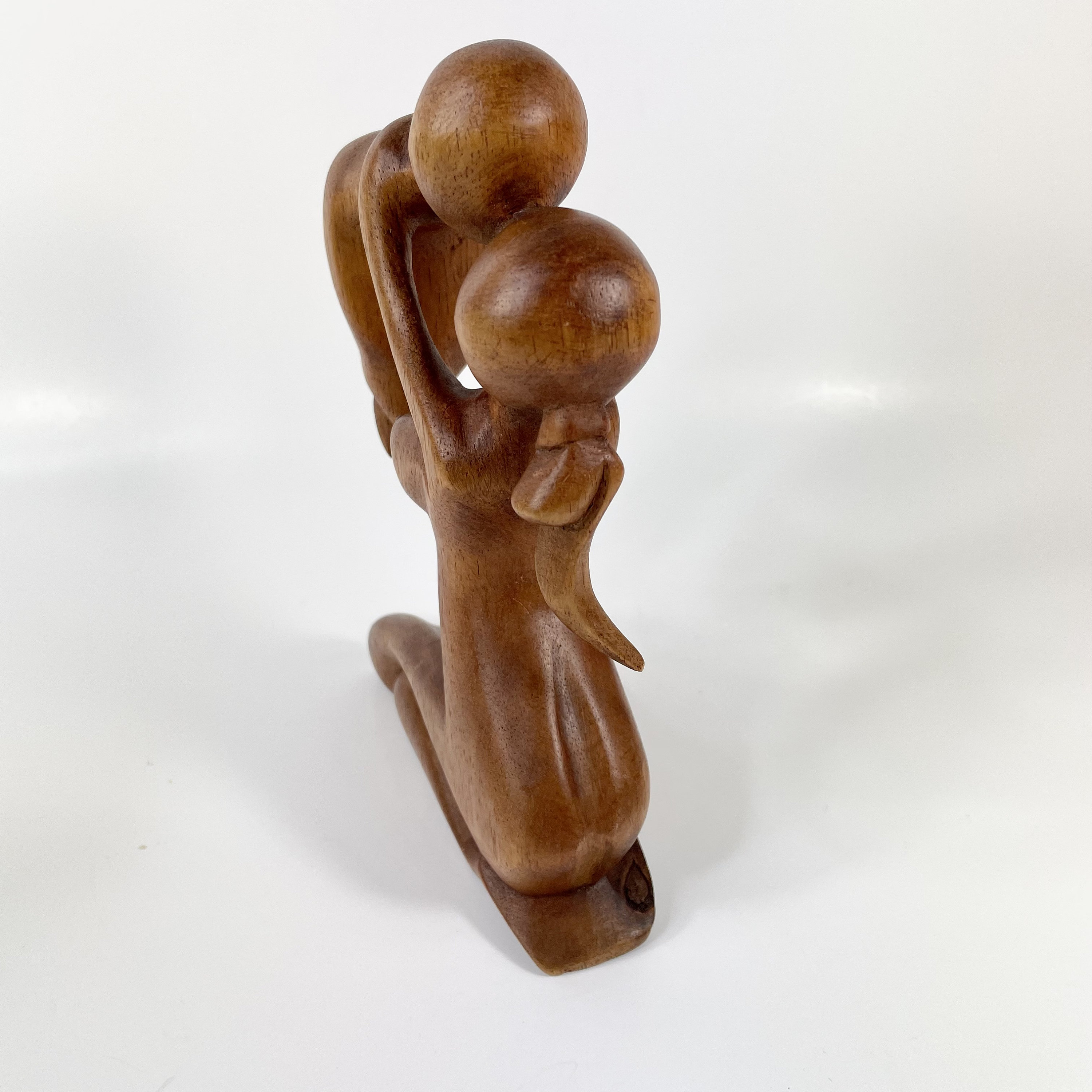 Mid Century Vintage Nude Mother & Child Wood Carved Sculpture Art Hand Carved - Etsy