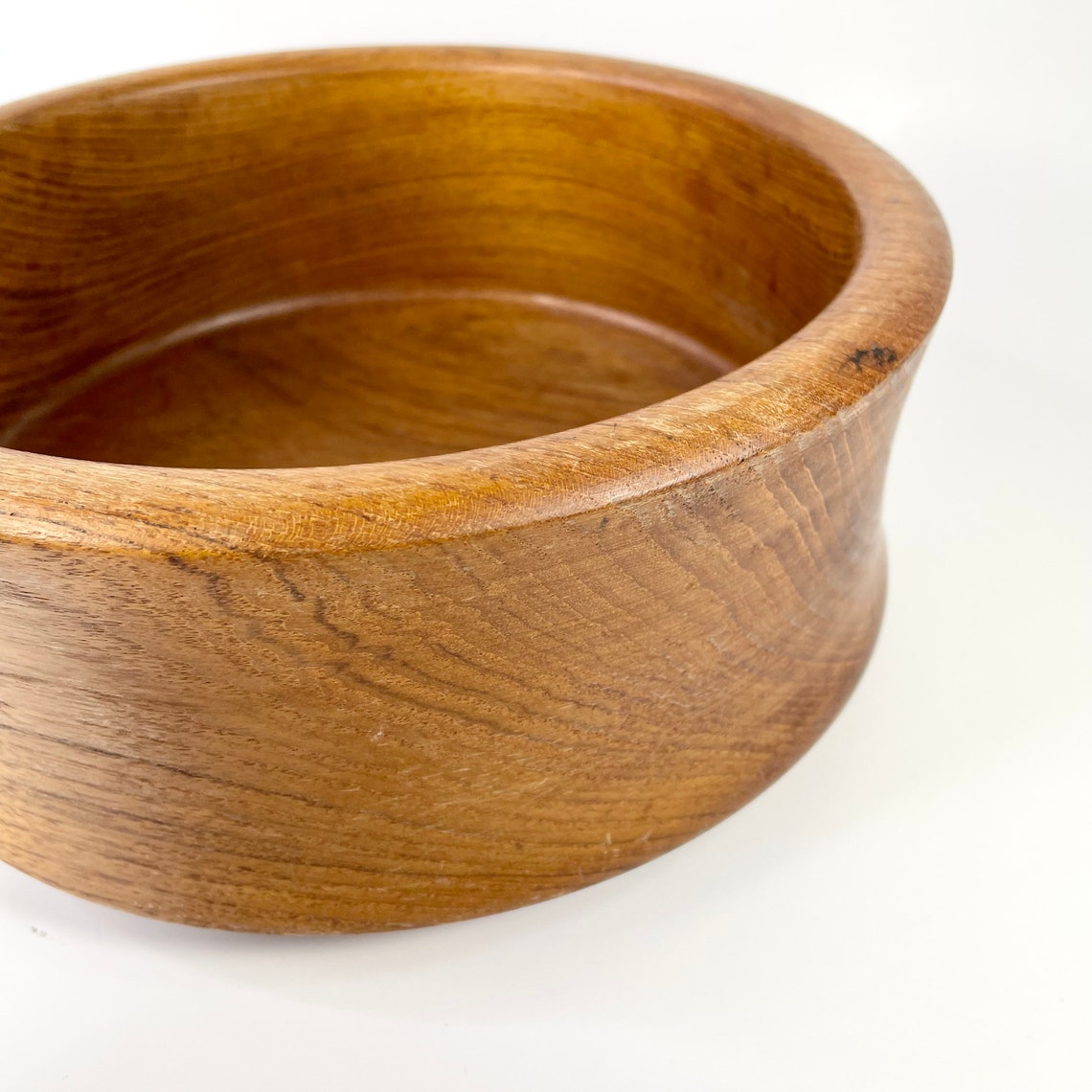 Mid Century Modern Large Teak Wood Salad Bowl MCM Wooden Table ...