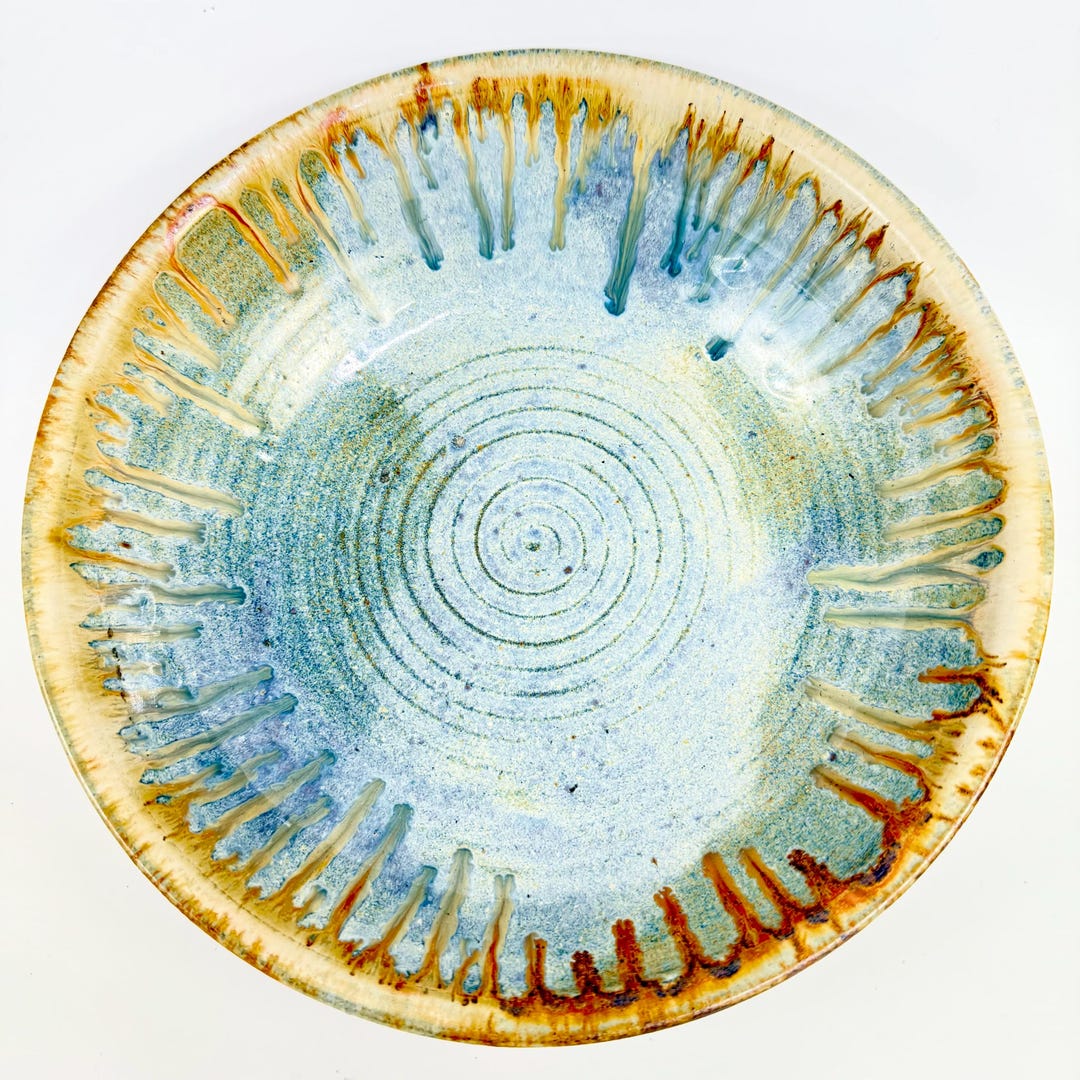 Vintage David Salk Art Pottery Bowl Idyllwild CA Studio 1999 Signed ...