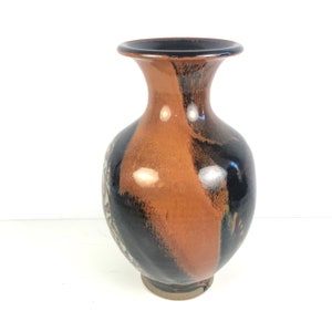 Signed Vintage Bill Karaffa Firemouth Pottery Ceramic Studio Vase ...