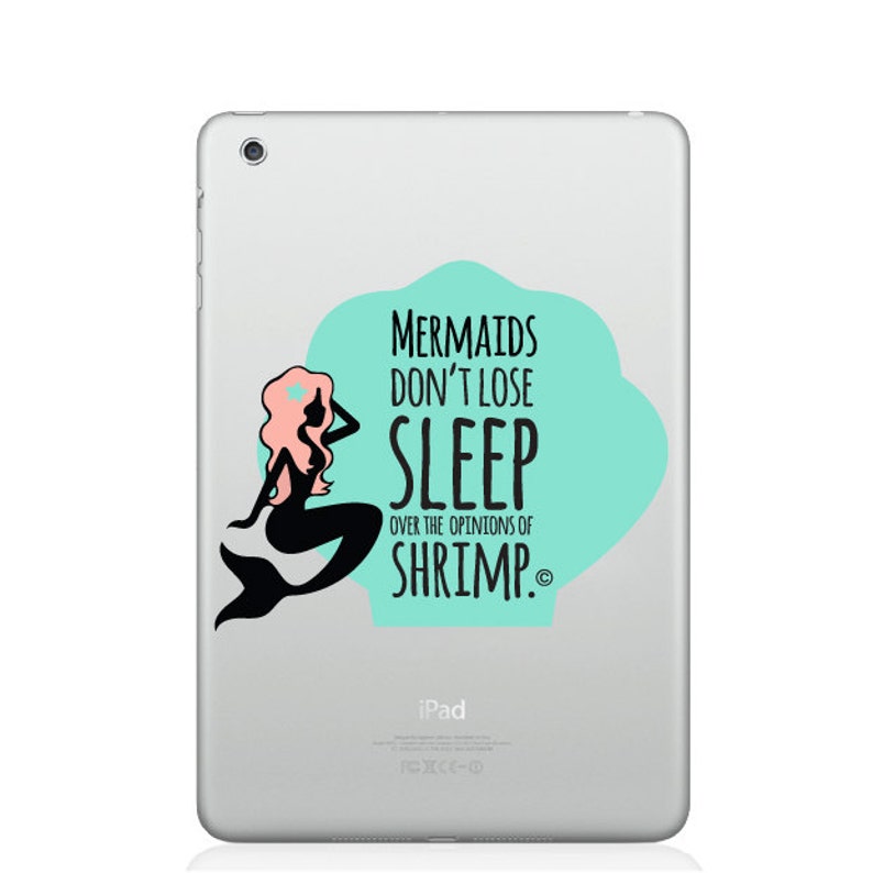 Mermaid Laptop/ipad/car Decal - Etsy