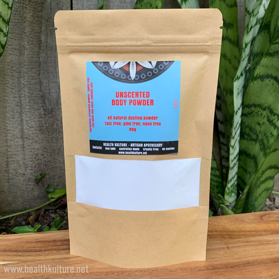 Unscented Body Powder Refill, All Natural, Talc Free, No Nasties, Vegan ...