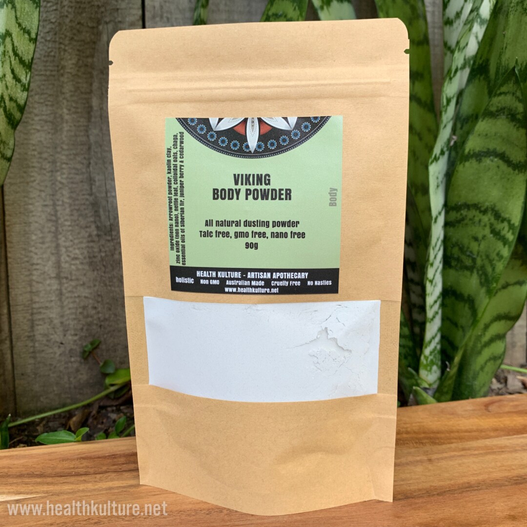 Viking Body Powder Refill, All Natural, Talc Free, No Nasties, Vegan ...