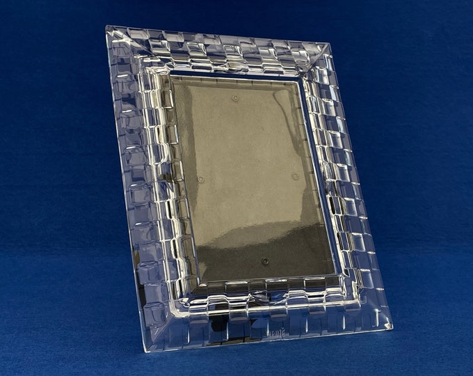 Vintage Stuart Crystal Luxton Photo Frame - 19cm X 15cm - Elegant Home ...