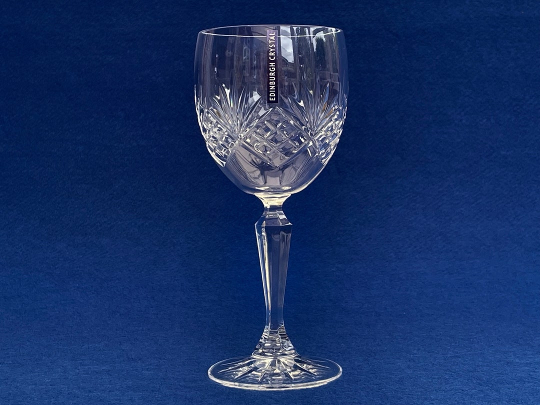 Vintage Edinburgh Crystal Wine Glass Elegant and Timeless - Etsy UK