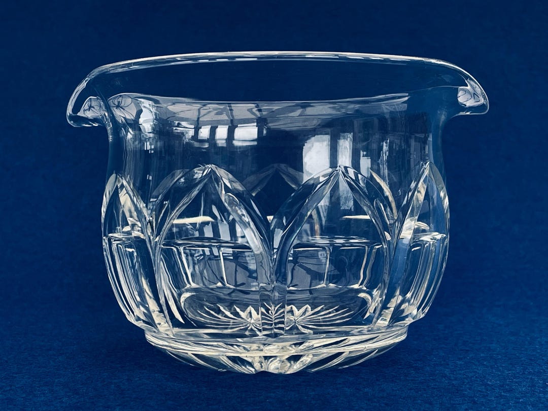 Antique 19th Century Cut Wine Glass Rinser Bowl - Etsy