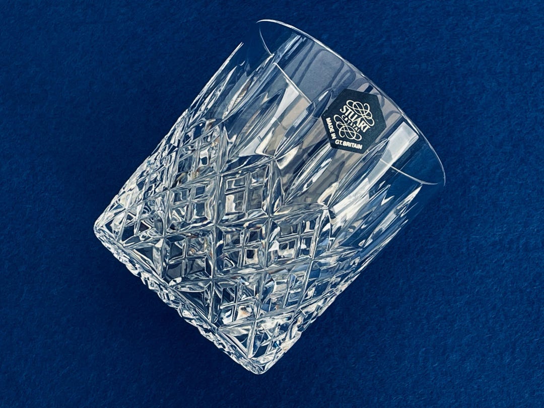 Large Stuart Crystal Shaftesbury 9oz Whisky Glass - Old Fashioned ...