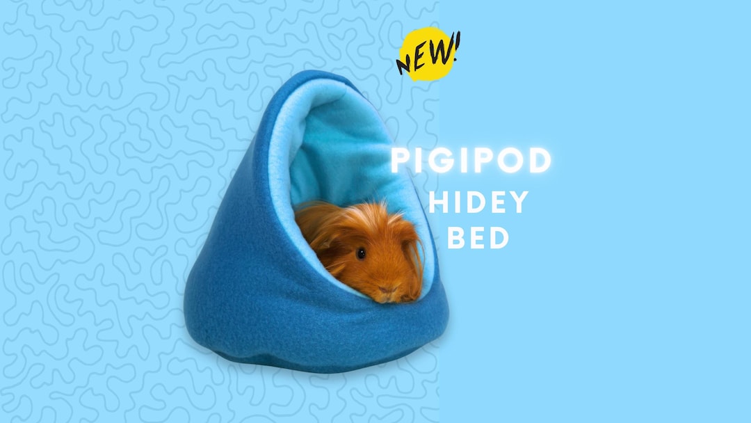 Pigipod™ Hidey Bed With Free Lounge Pad - Guineaqueen® - Guinea Pig ...
