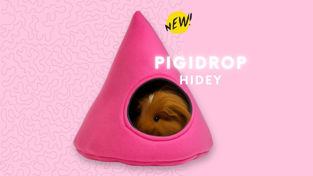 Pigidrop™ Hidey Hut - Guinea Pig Fleece Hideout - Foam House by ...