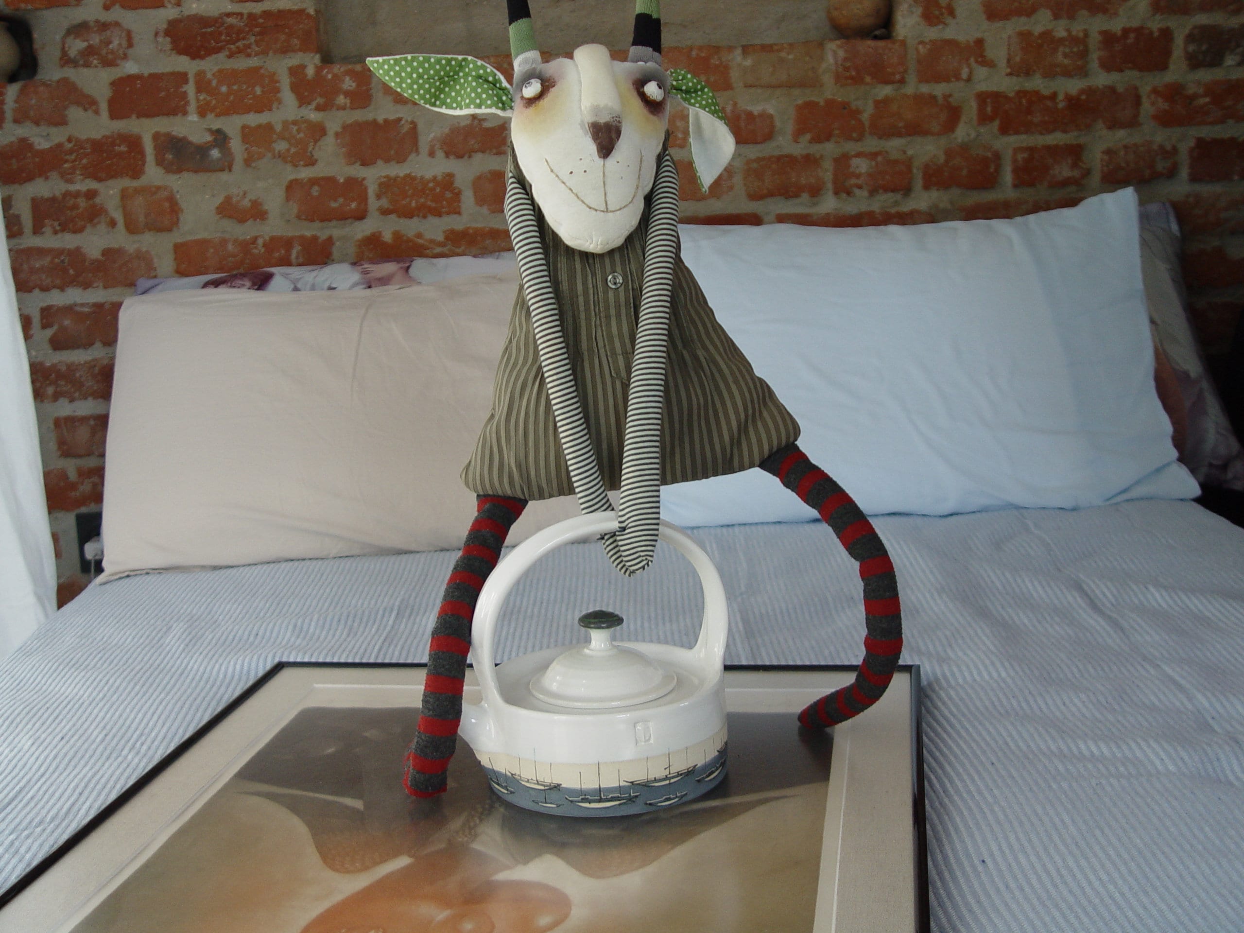 Handmade Stoneware Teapot - Ceramic Tea Pot - Ocean Theme Tea Maker ...