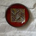 Handmade Red Ceramic Plate Christmas Gift Wall Decor Wheel Thrown and ...