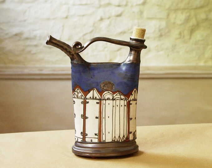 La Musa Mermaid & Fish Pitcher, Hand Painted, Made in Italy, Italian ...