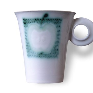 Danko Pottery - Hand-painted Apple Mug - Elegant Stoneware Tea or ...