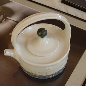Handmade Stoneware Teapot - Ocean Theme Ceramic Tea Pot - Durable Yacht ...