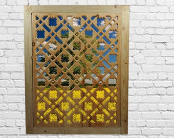 Wooden Jali Window - Etsy