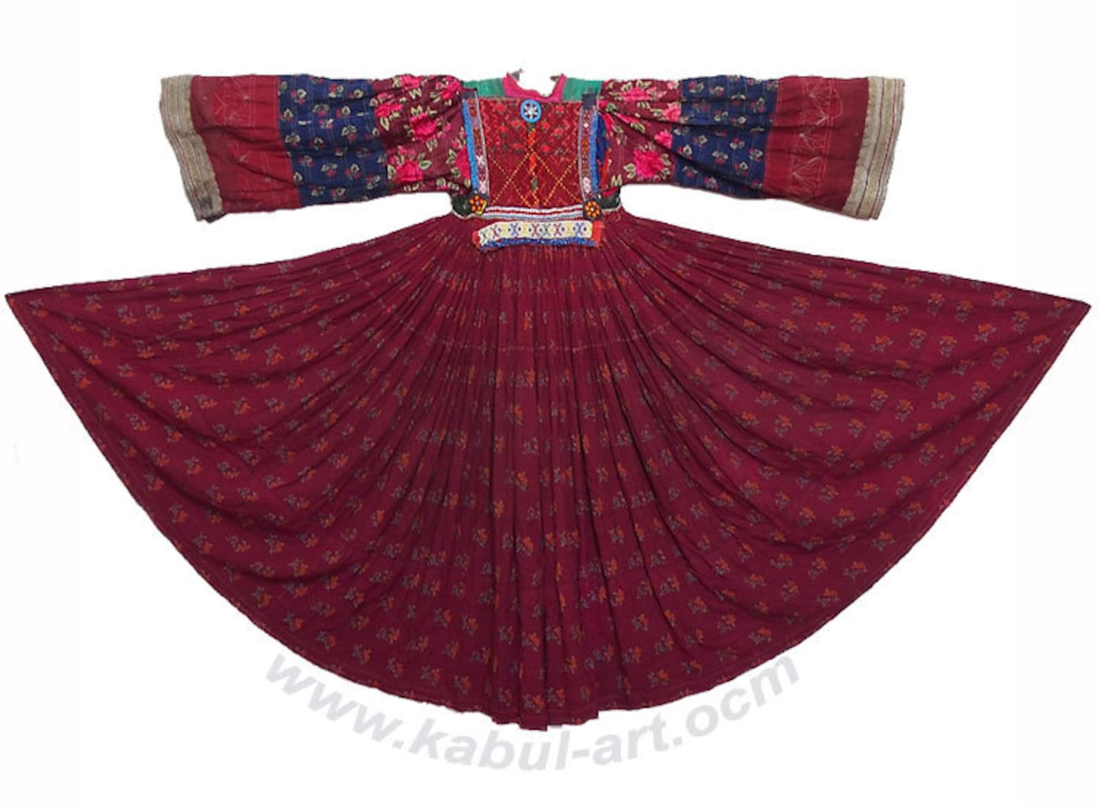 Antique Hand Embroidered Nomadic Kuchi Ethnic Dress From - Etsy