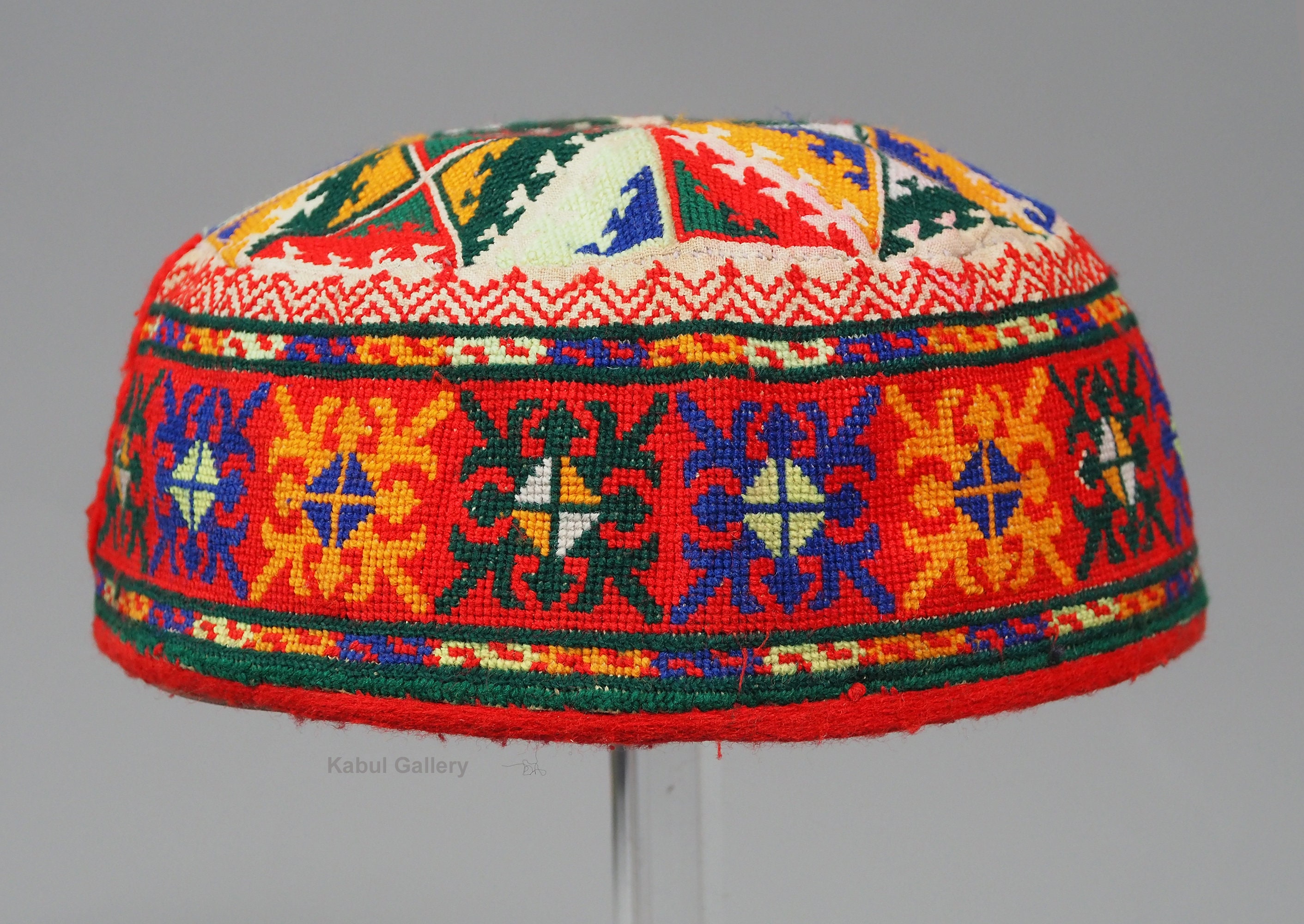 Antique Womens embroidery Hunza Caps and Ceremonial Headdress | Etsy