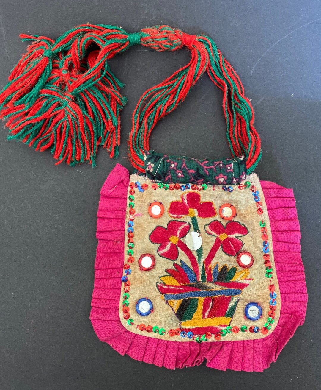 Antique Banjara Tribe Silk Embroidered Bag From Sindh Region of ...