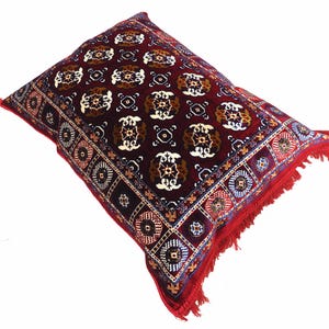 Set of 3 Pcs 1x Floor Cushion+2 X Cushions Orient Afghan Pillow Rug ...