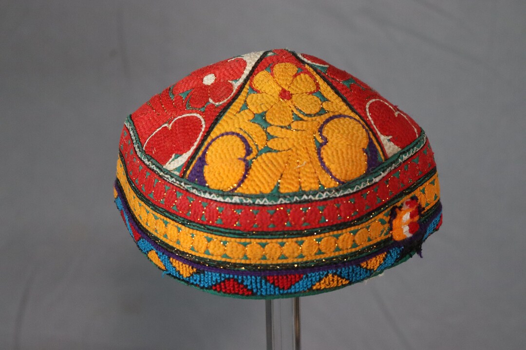 Vintage Original Afghan Nomadic Traditional Uzbek Embroidered Children ...