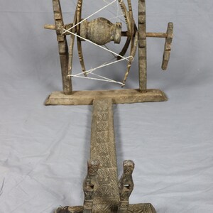 Antique Traditional Basic Spinning Wheel From Nuristan Afghanistan ...