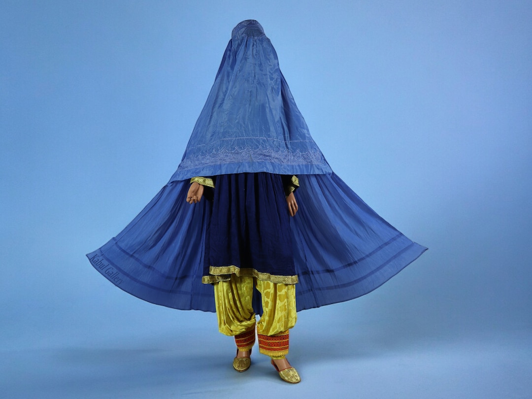 Original Afghan Women Veil Headscarf Burka Burqa Cape Afghan Burqa ...