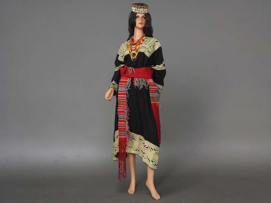 Antique Embroidered Wedding Nomadic Tribal Dress Kalash Chitral ...
