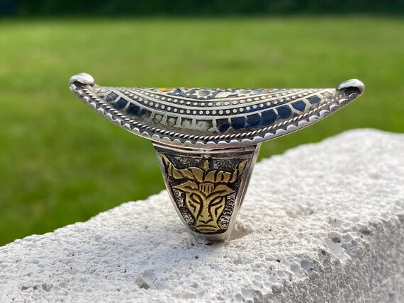 antique enamelled Multan Ring Jewellery Pakistan No:3… - Gem