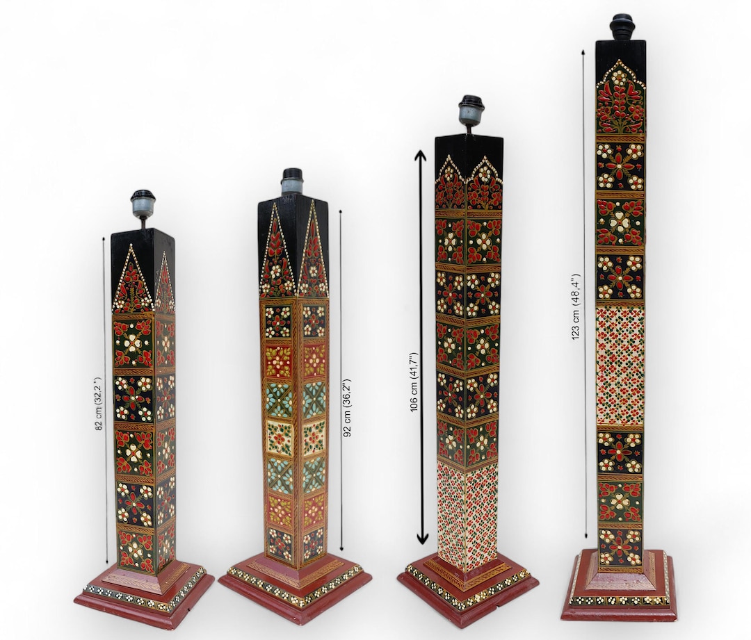Vintage Handmade Solid Wood With Hand-painted Relief Miniature Painting ...