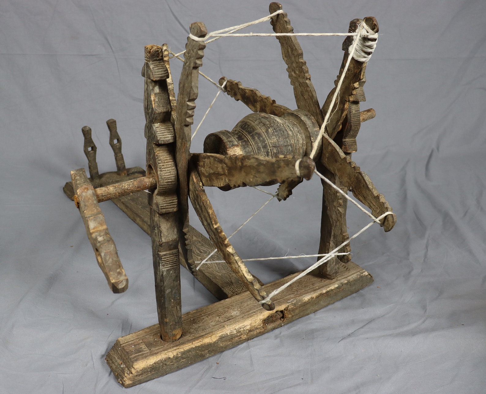 Antique Traditional Basic Spinning Wheel From Nuristan - Etsy