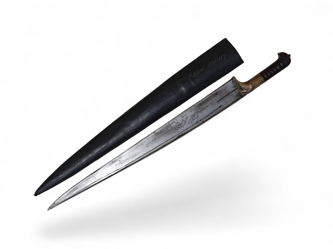 Antique Afghan Knife Straigh Blade Islamic Short Sword Dagger Khyber ...